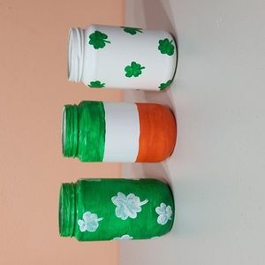 Hand Crafted | Holiday | Handmade Mini St Patricks Day Jar Set Of 3 ...